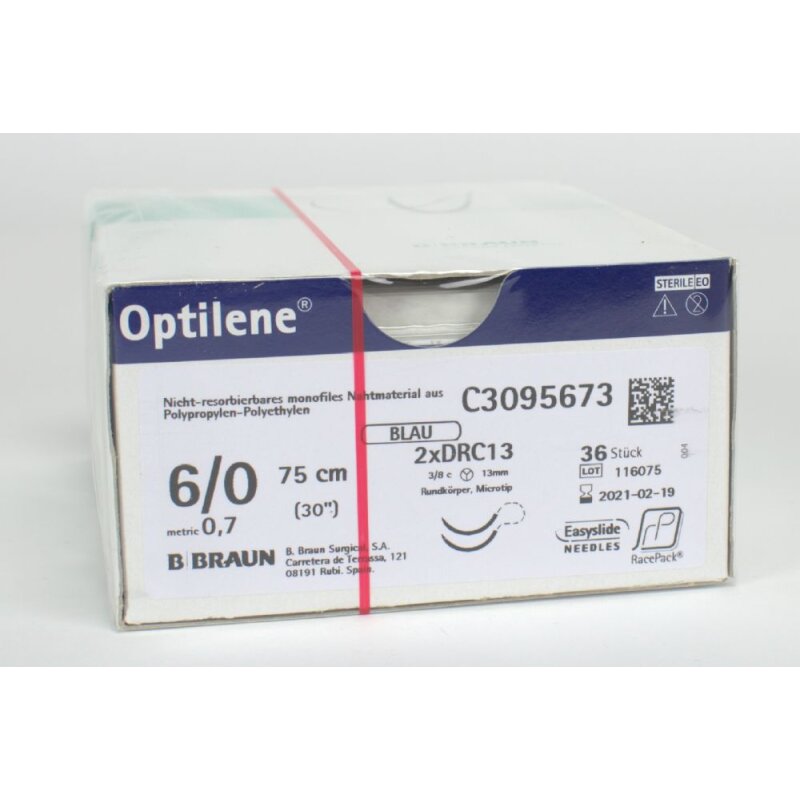Optilene blau 6/0 DRC13 75cm 3Dtz, 379,50