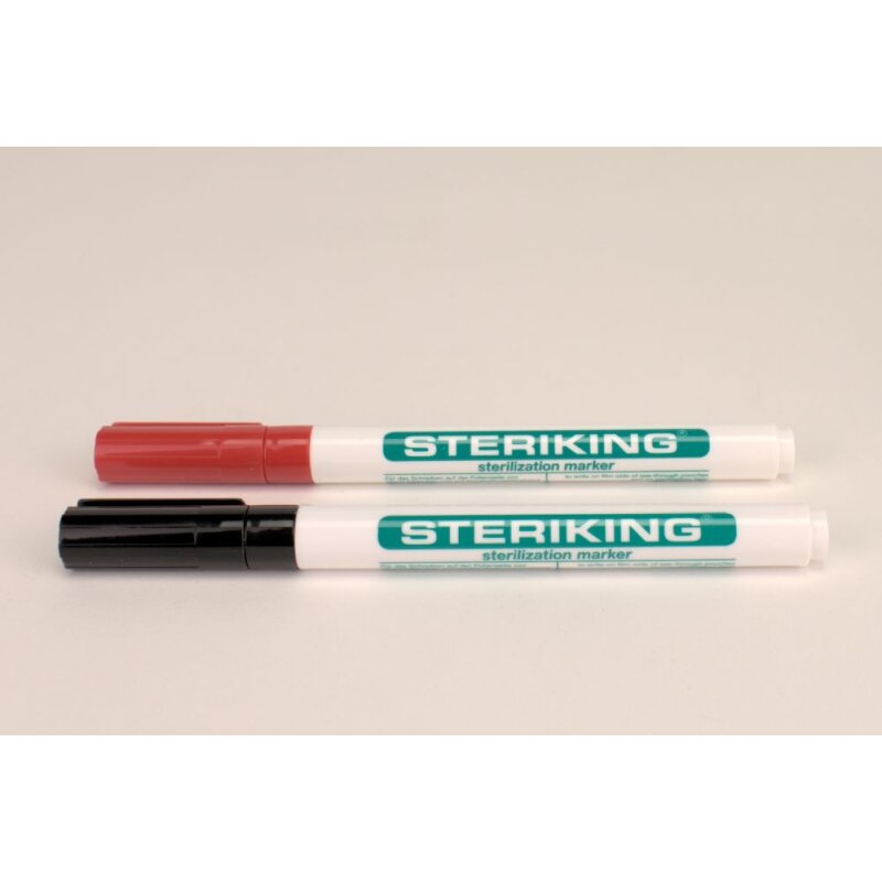 Steriking Marker ungiftig rot+schwarz2St, 5,68