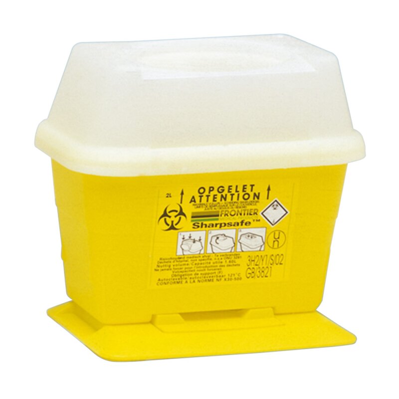 Sharpsafe Abwurfbehälter 2L, 2,46