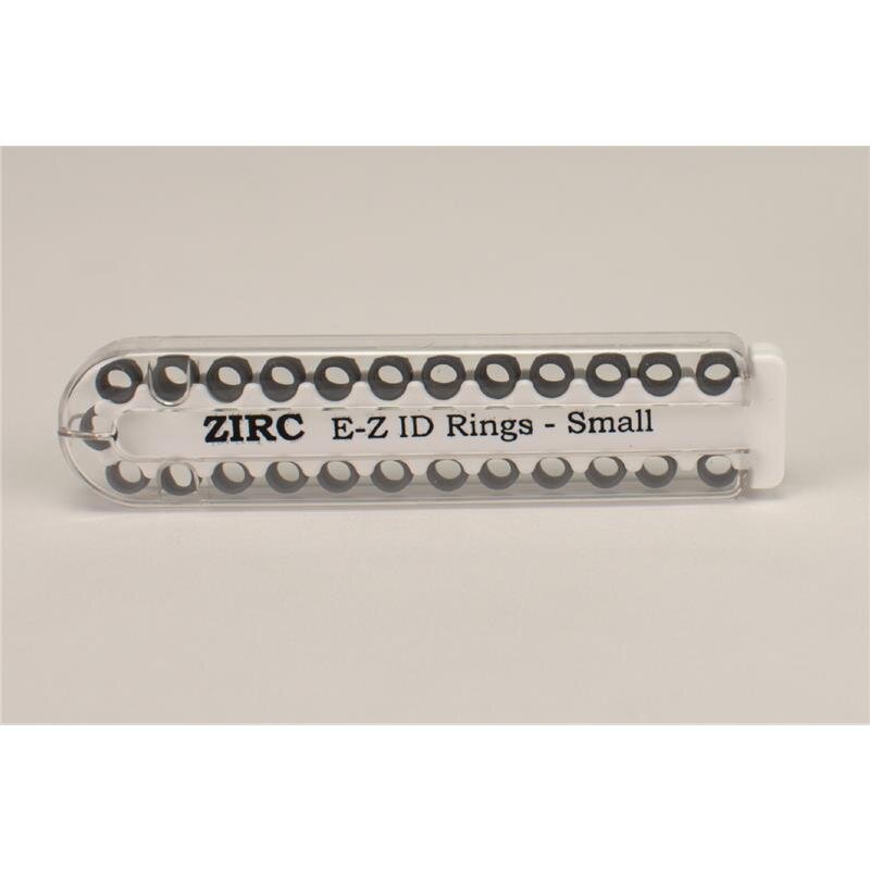 EZ-ID Markierungsringe klein, 3mm, grau, 25 Stück, 7,13