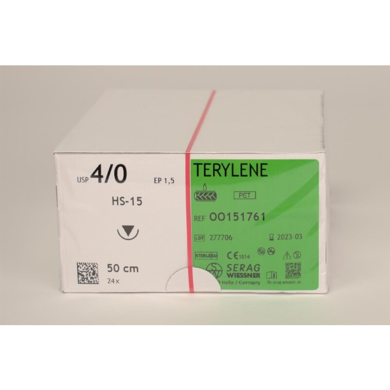 Terylene grün 4/0 HS-15 0,5 2Dtz, 85,62