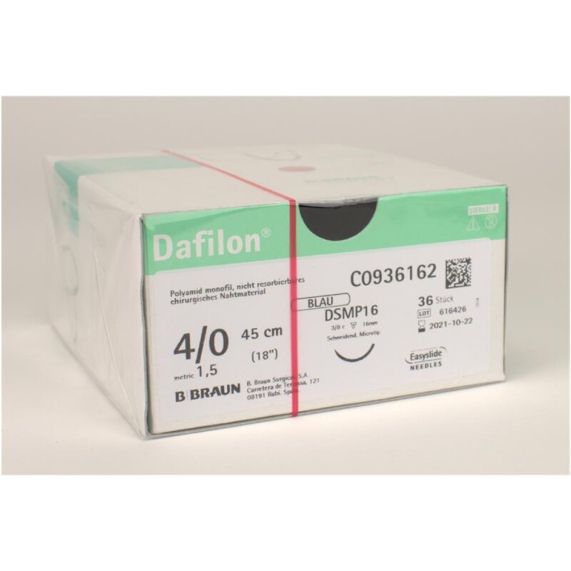 Dafilon blau 4/0 DSMP16 45cm 3Dtz, 223,19