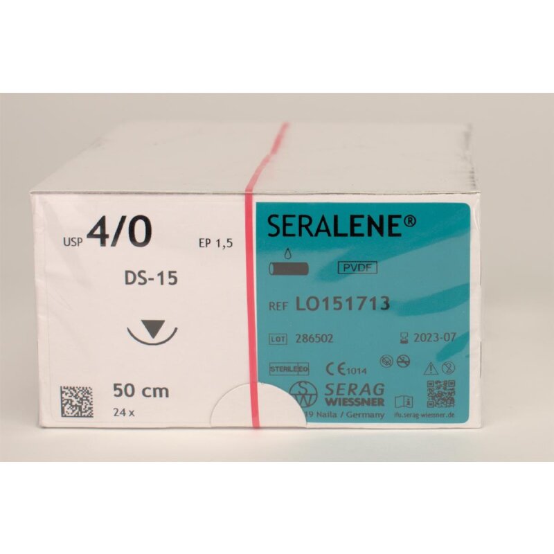 Seralene blau USP 4/0 DS-15 2Dtz, 85,96