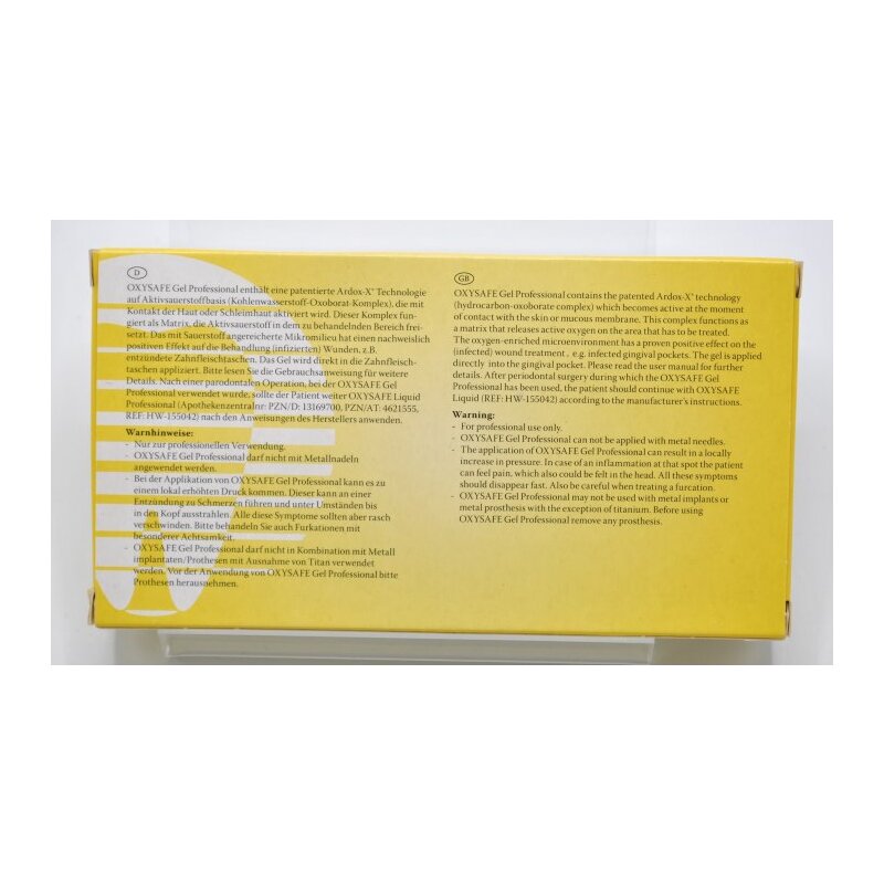 OXYSAFE Professional Gel Spritze, 3 Stück, 119,35