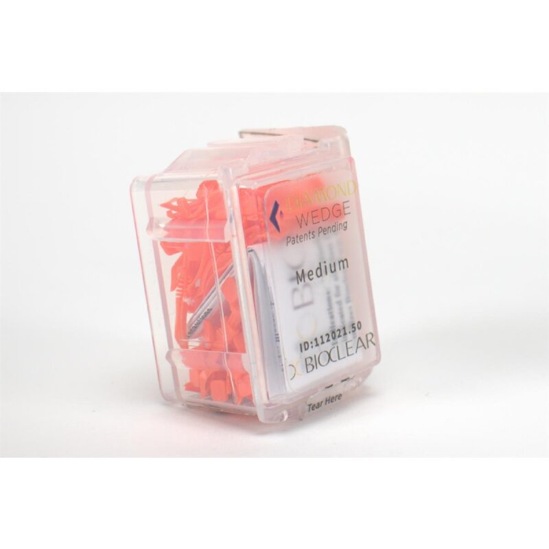 Bioclear Diamond Wedge medium orang.50St, 73,43
