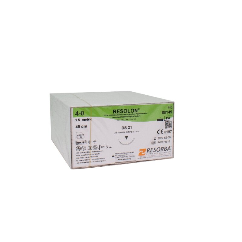 Resolon blau 4/0 DS21 45cm 3Dtz, 107,40